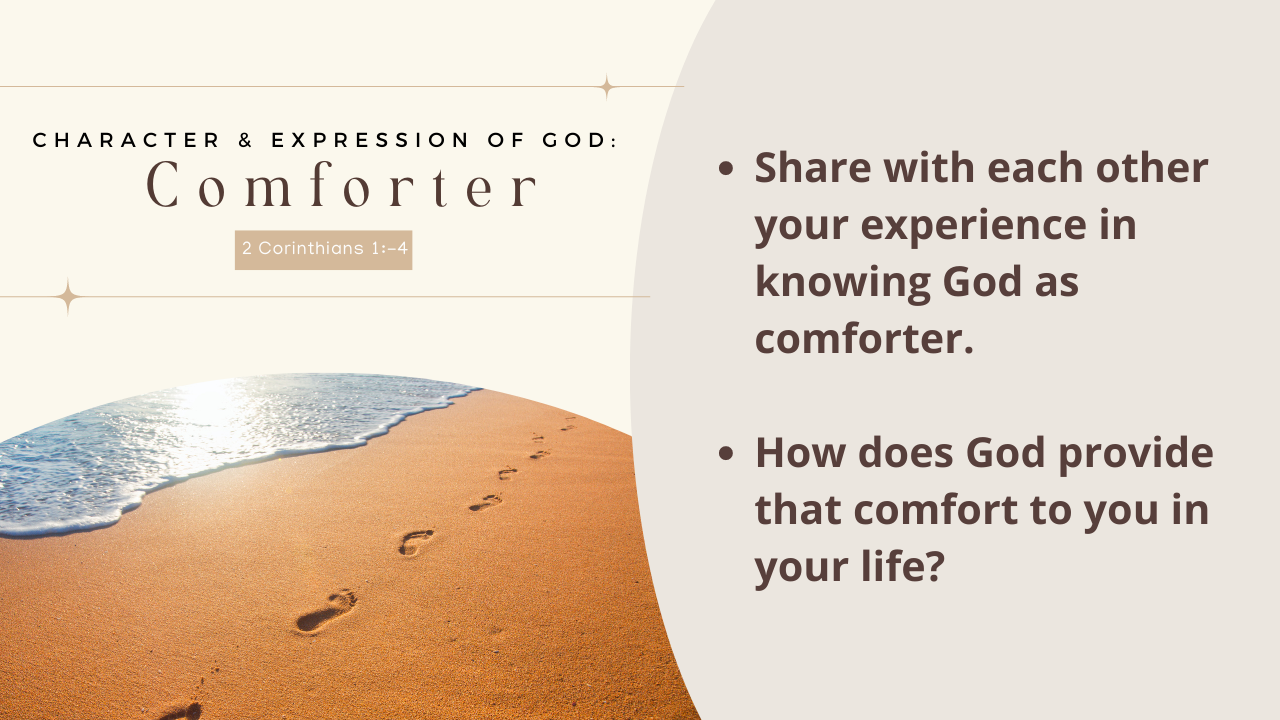 Character & Expression of God: Comforter - Ang Mo Kio Methodist Church
