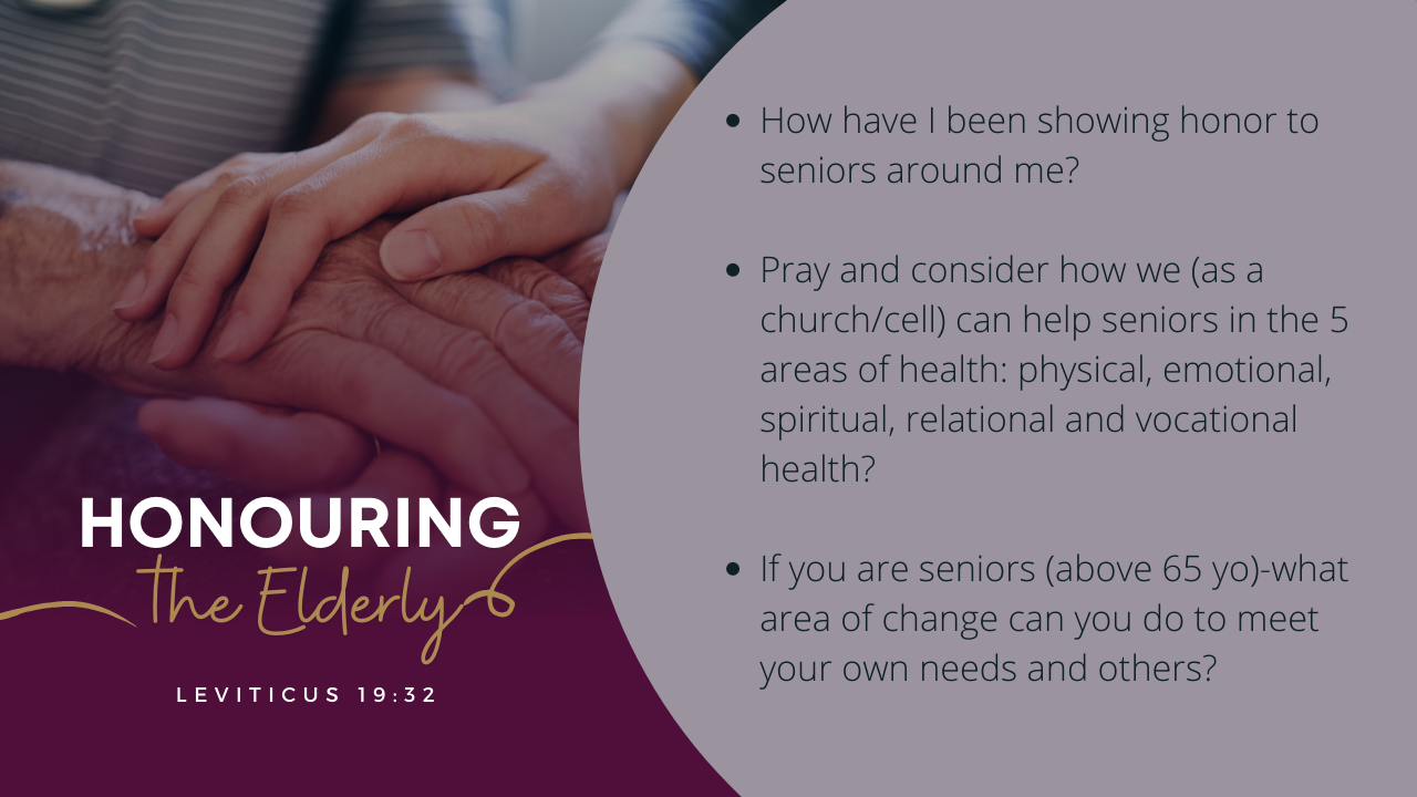 Honouring the Elderly - Ang Mo Kio Methodist Church